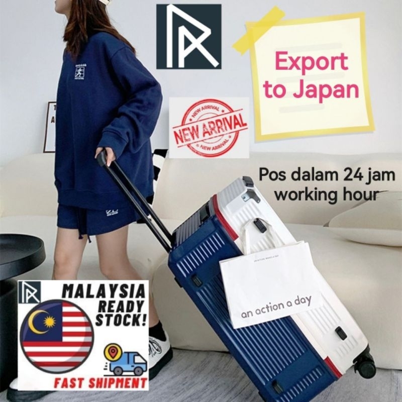 PA 🧳Mix Color Luggage bag travel Bagasi beg travel 24 to 34" ABS ...