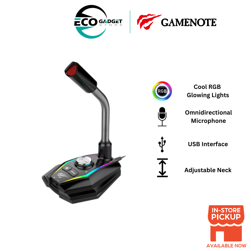 Gamenote | Havit GK56 RGB Gaming Microphone | Shopee Malaysia