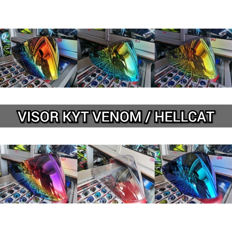SIANG MALAM VISOR KYT VENOM HELLCAT | Shopee Malaysia