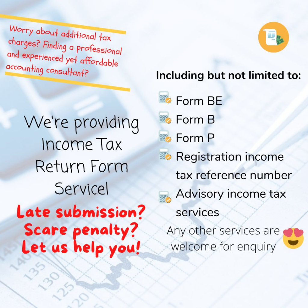 ENTERPRISE/COMPANY TAX COMPUTATE FOR BORANG B/ FORM B (E-FILLING LHDN ...