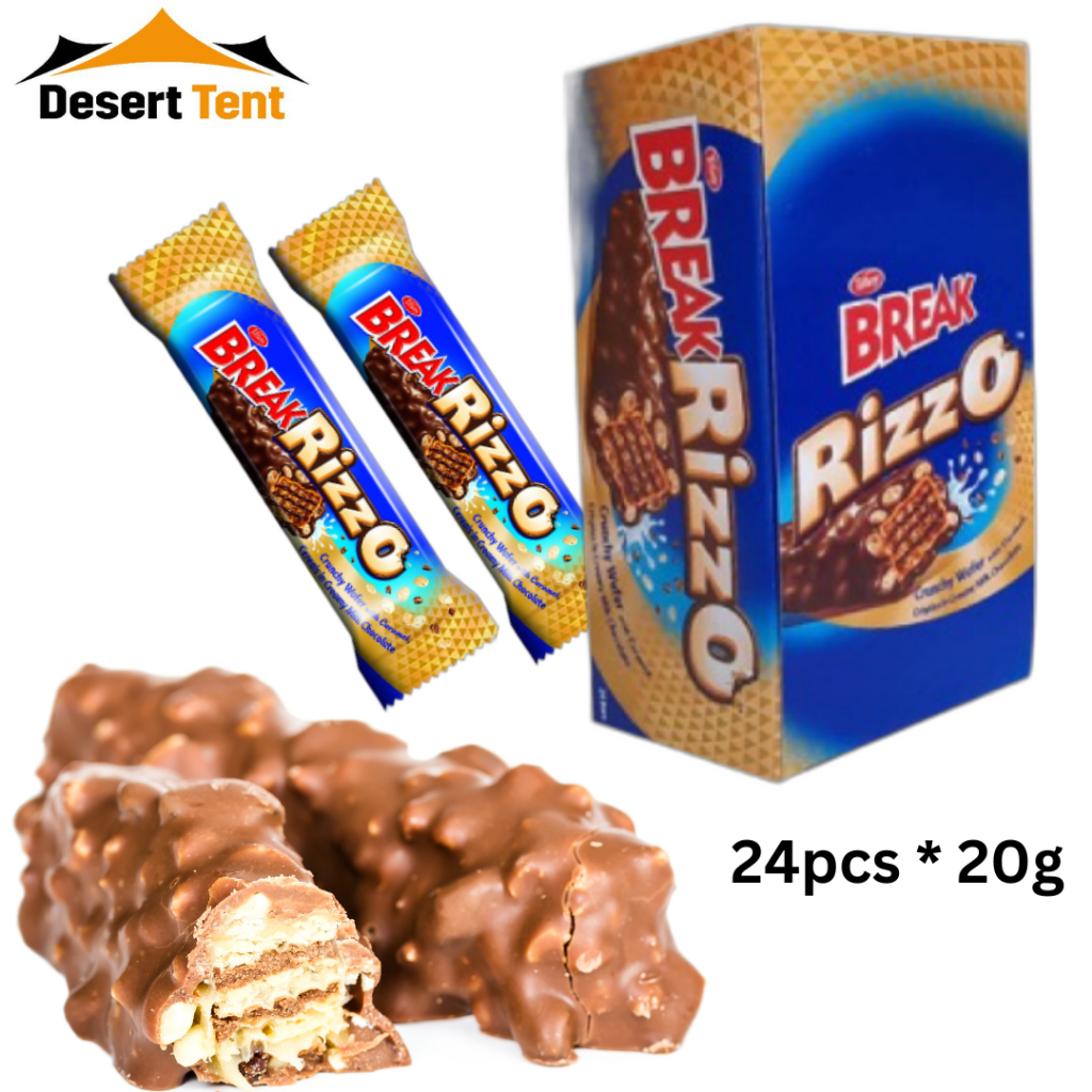 BREAK RIZZO CARAMEL CRUNCY WAFER 24*20g (Sudia Arabia) | Shopee Malaysia