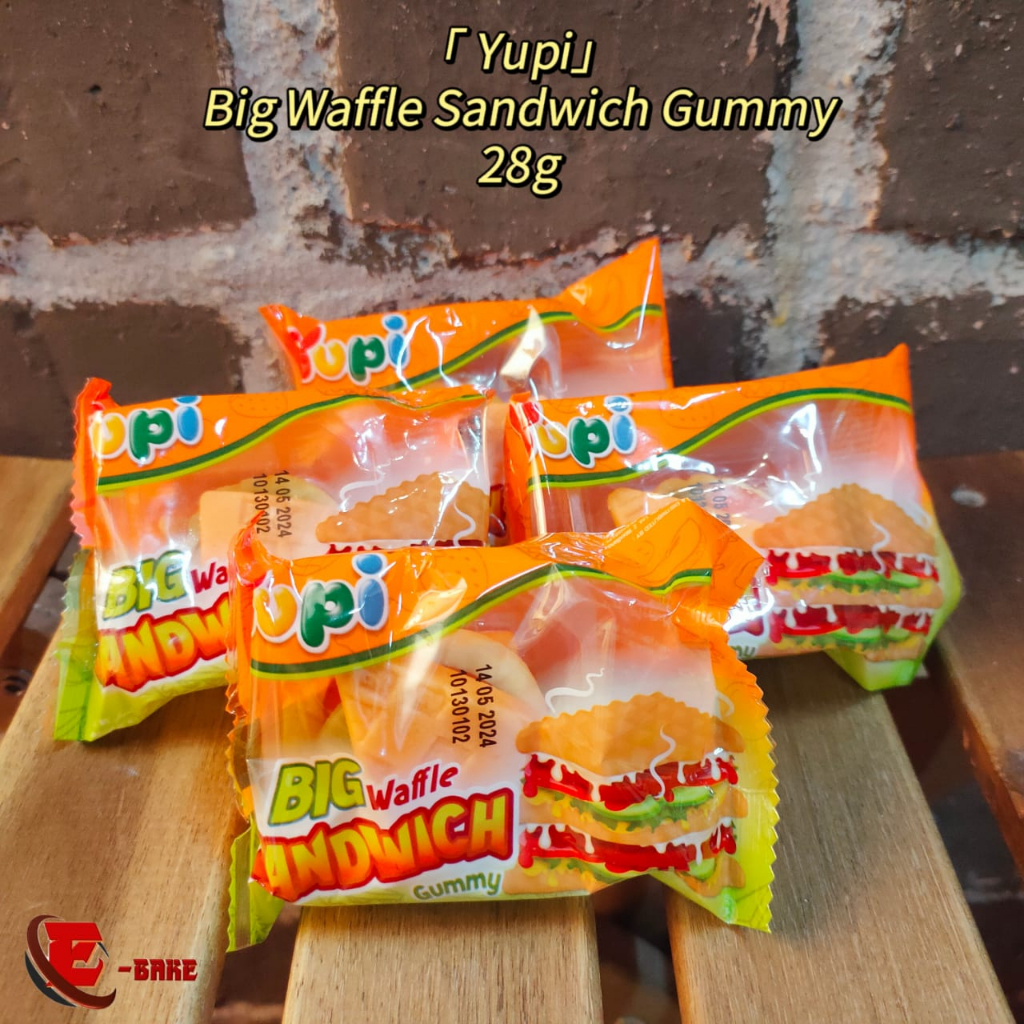 YUPI BIG WAFFLE SANDWICH GUMMY |28G |HALAL | Shopee Malaysia