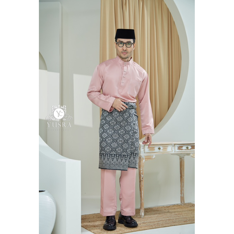 BAJU MELAYU ROSE GOLD BY YUSRA COLLECTION | Shopee Malaysia