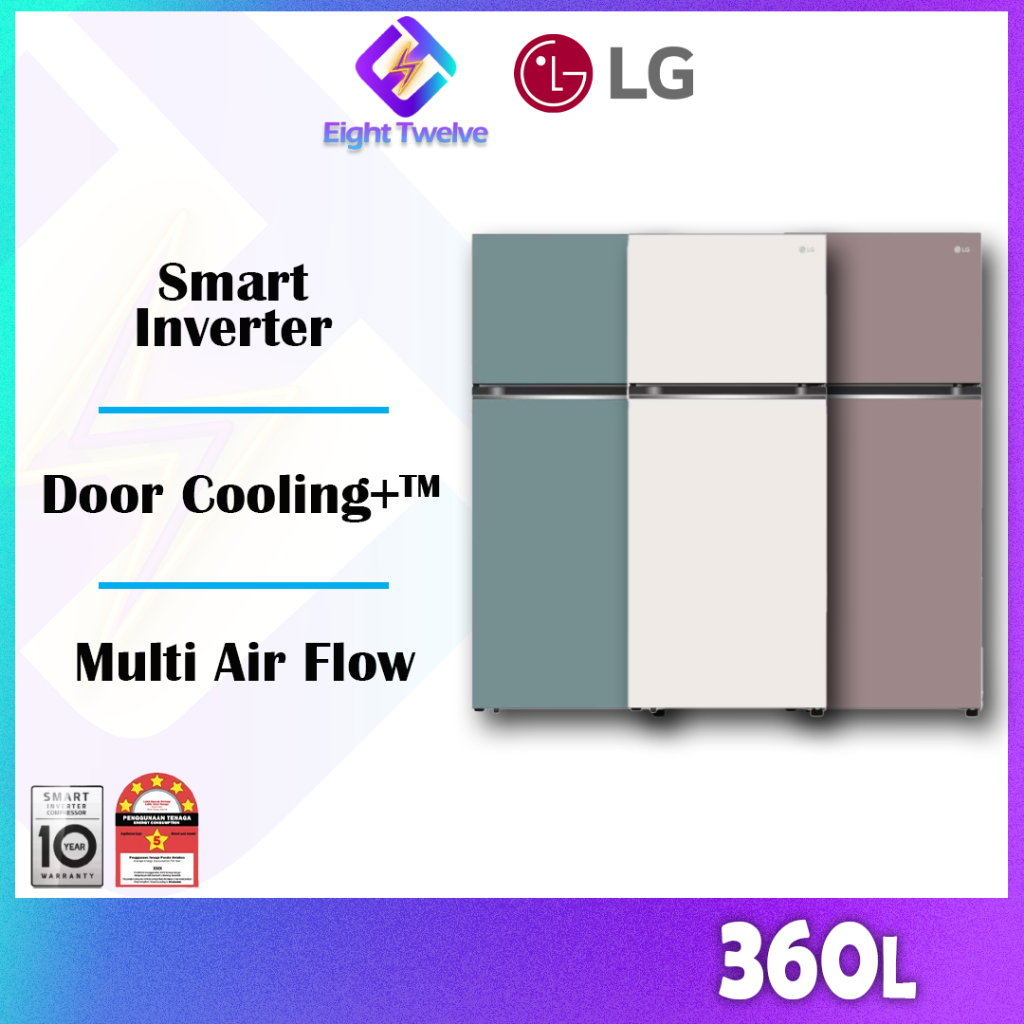 LG 360L Top Freezer Inverter Refridgerator | Shopee Malaysia