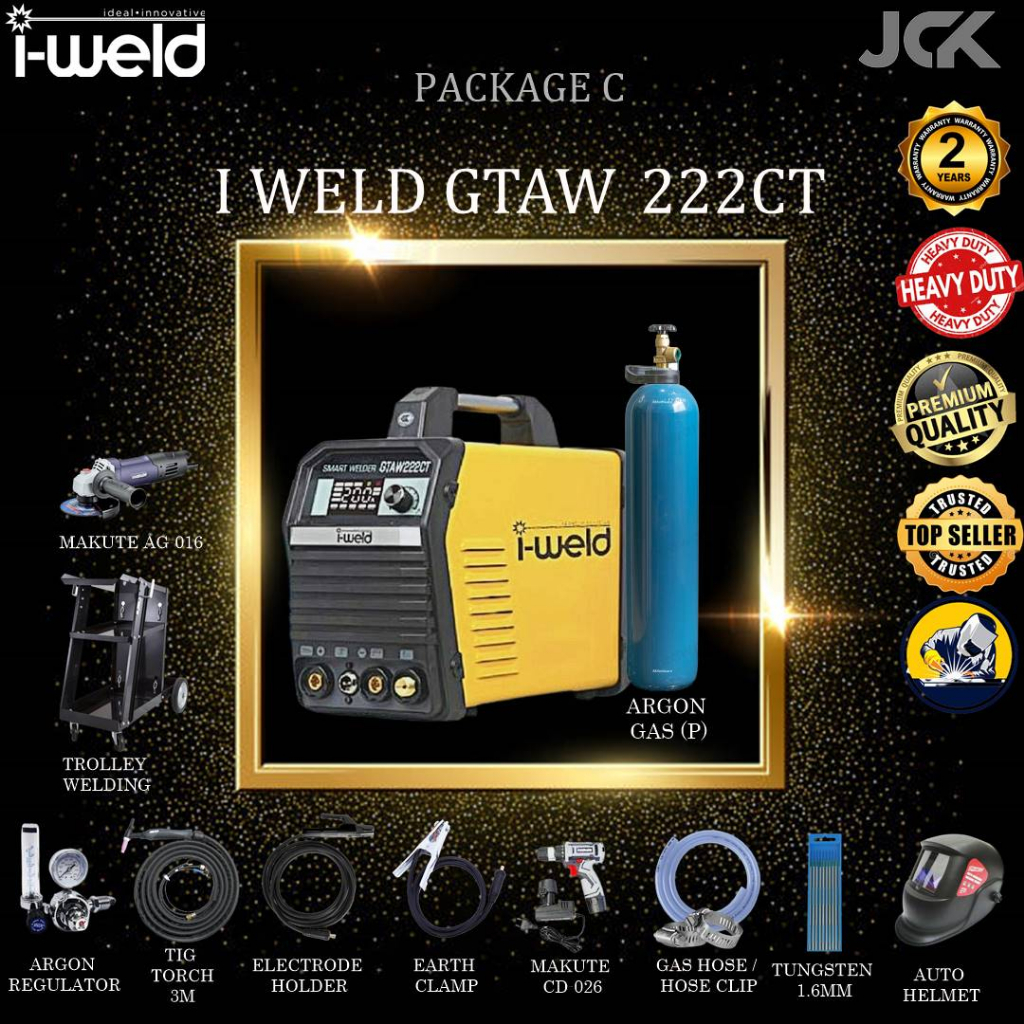 I-WELD TIG WELDING MACHINE GTAW-222CT | Shopee Malaysia