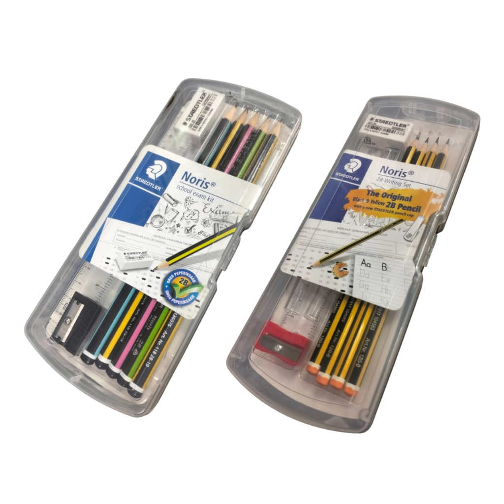 STAEDTLER NORIS 2B WRITING SET & SCHOOL EXAM SET | Shopee Malaysia