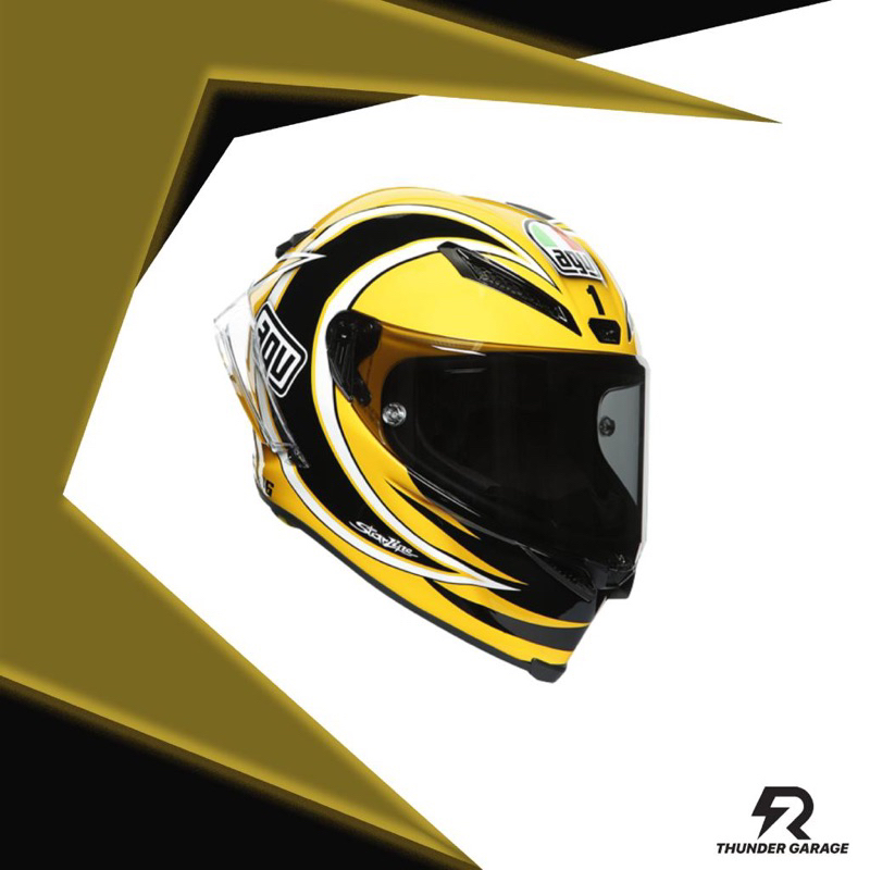 AGV Pista GP RR Rossi Laguna Seca 2005 Limited Edition Carbon Full Face ...