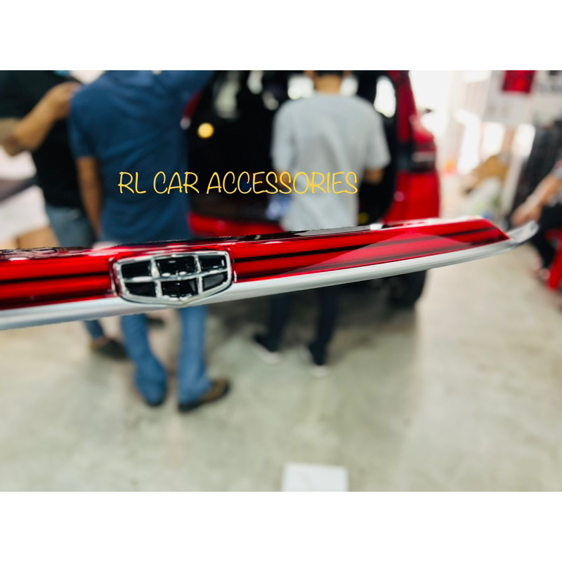 Proton x50 geely rear boot trunk tailgate tail gate led lamp garnish ...