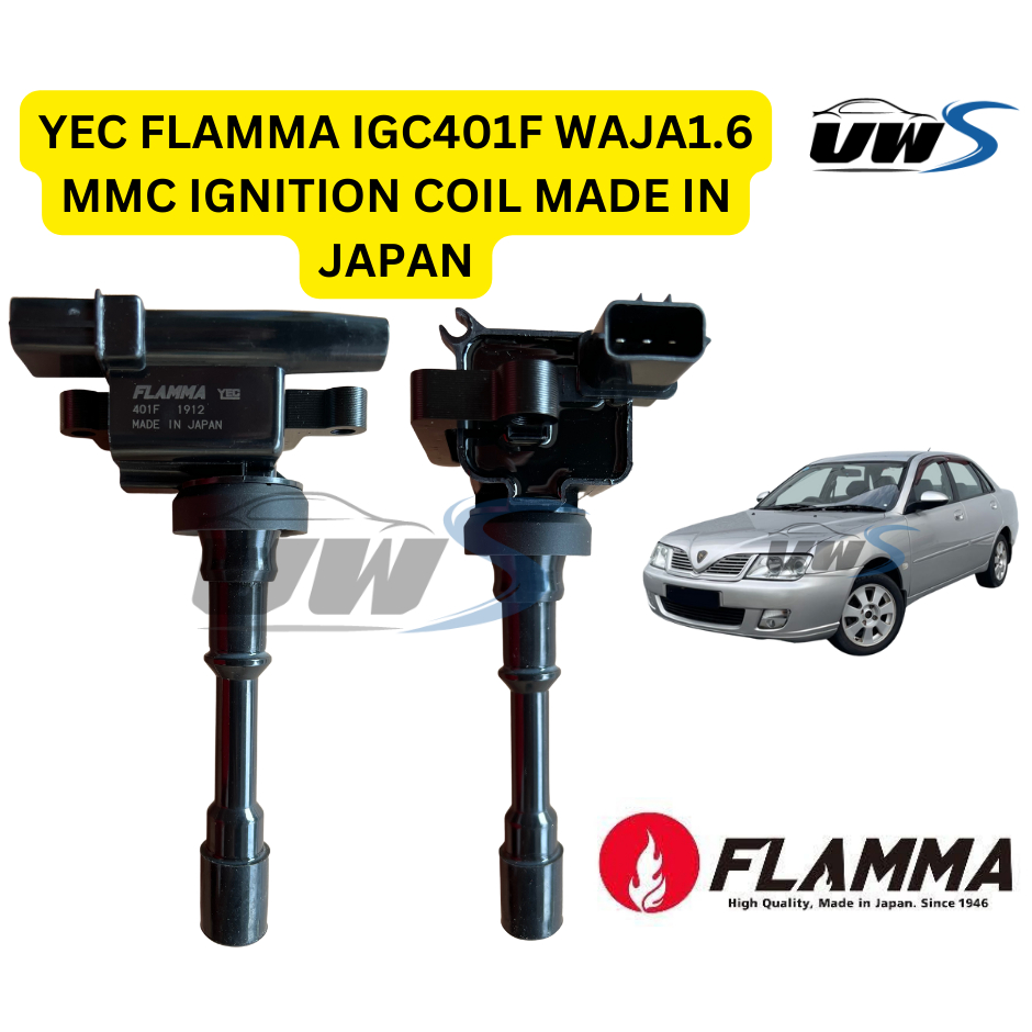 YEC FLAMMA IGC401F WAJA1.6 MMC IGNITION COIL MADE IN JAPAN | Shopee ...