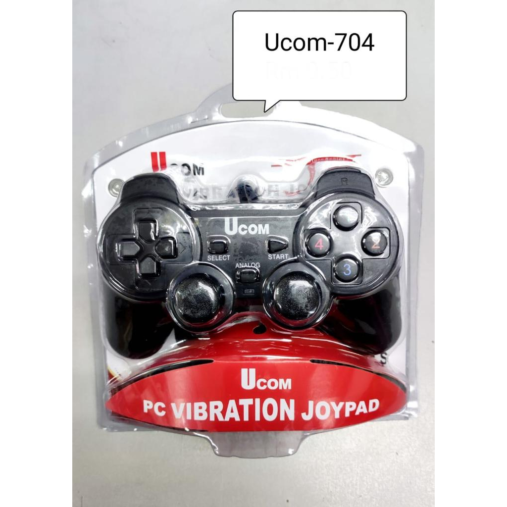 (Ready Stock) Ucom PC USB Vibration Joypad UC-JS704 S | Shopee Malaysia