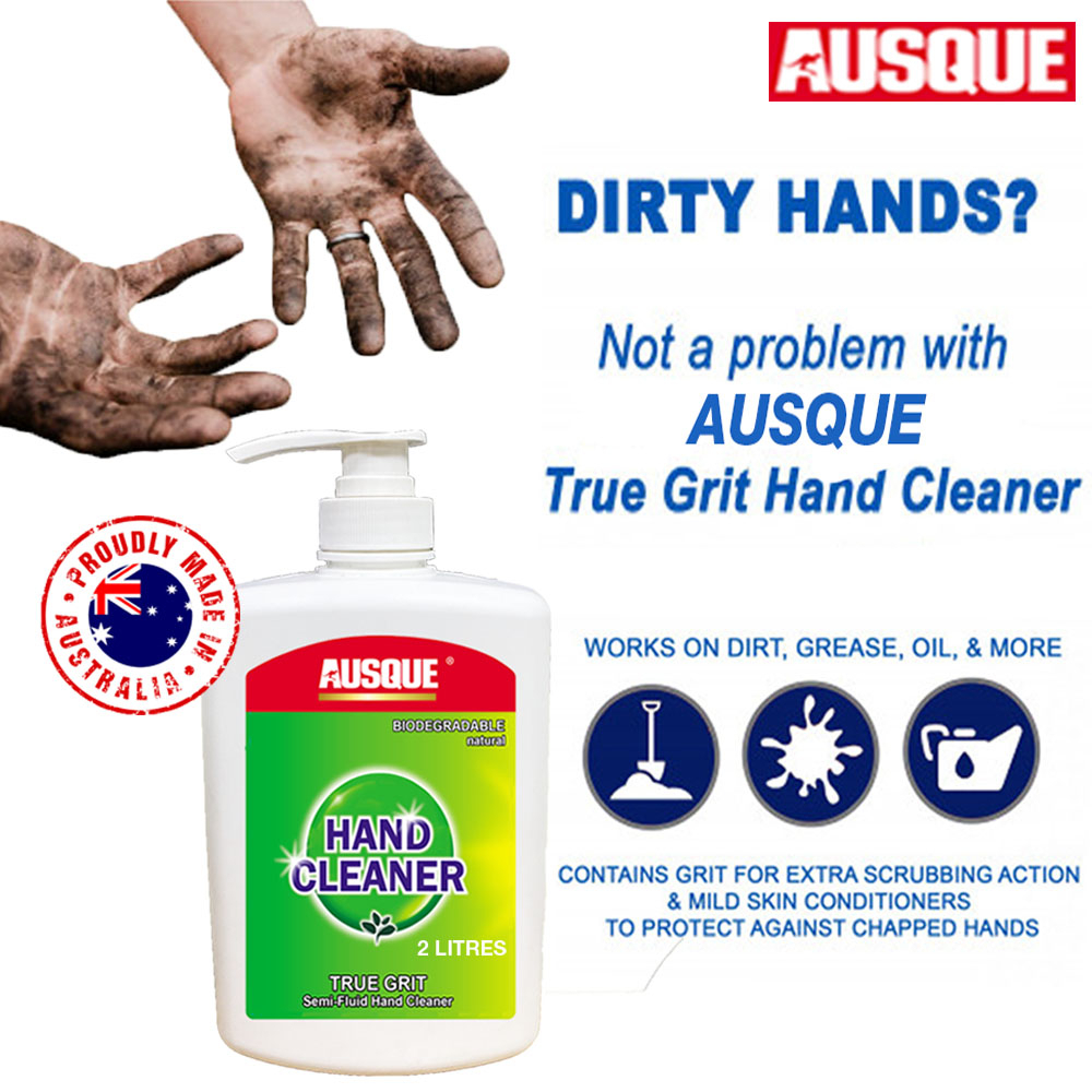 AUSQUE TRUE GRIT HAND CLEANER HEAVY DUTY HAND CLEANER 2 LITRES Heavy ...