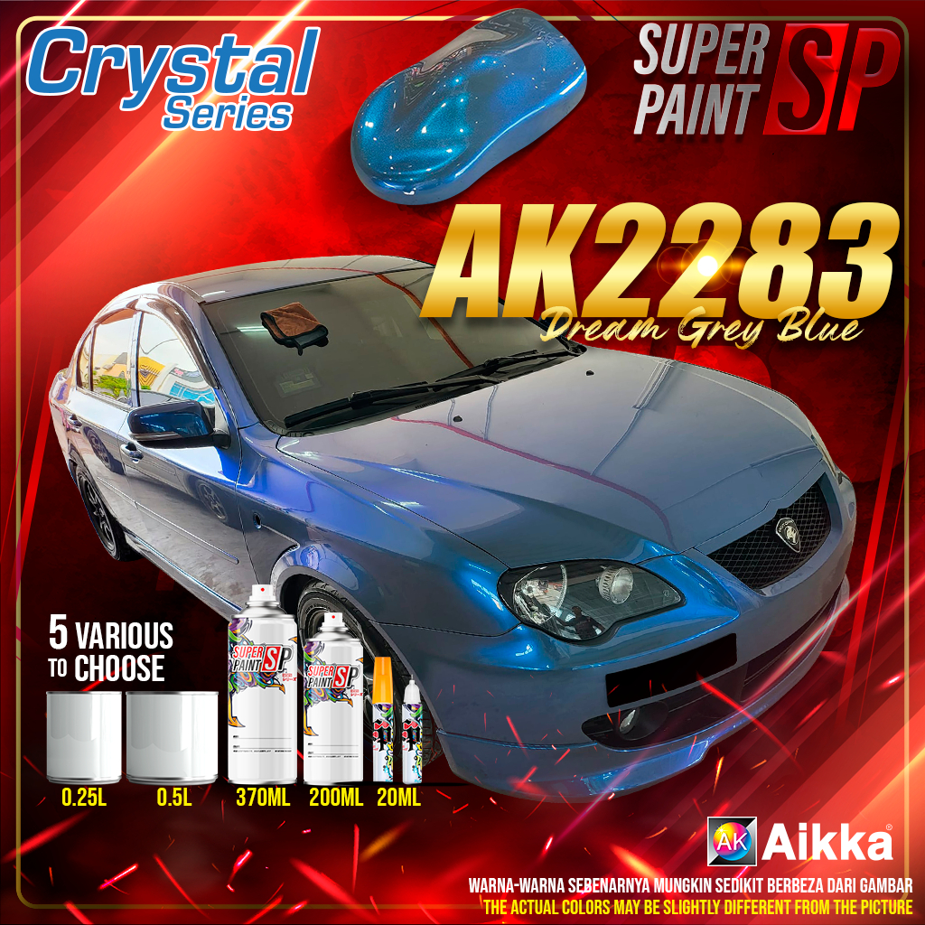 AIKKA AK2283 Dream Grey Blue | Crystal Series | Automotive 2K Car Paint ...