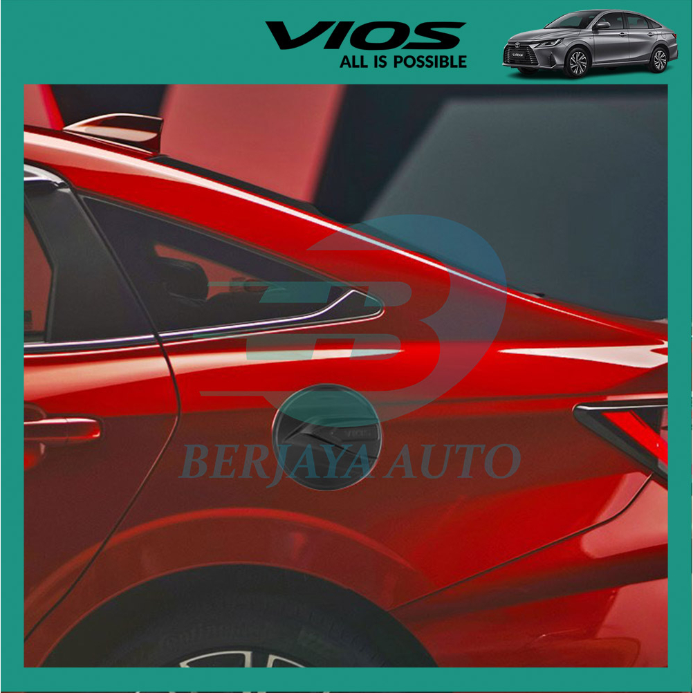 Toyota Vios AC100 (2023 - 2025) Petrol Cap Carbon Chrome Matte Black ...