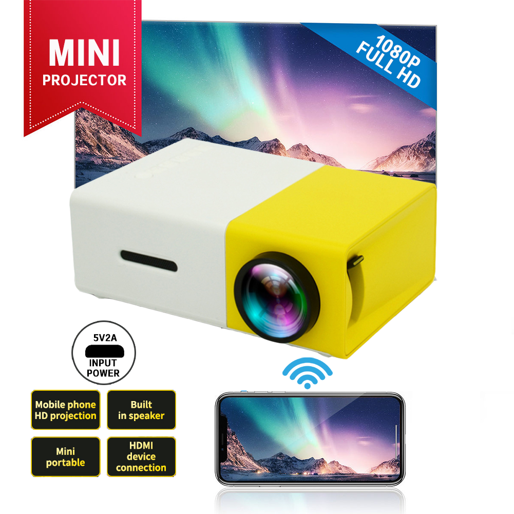 Projector Mini For Phone Portable Home Theater Murah Mini Projektor Led ...