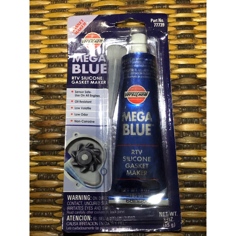 MEGA BLUE RTV SILICONE GASKET MAKER MADE IN USA | Shopee Malaysia