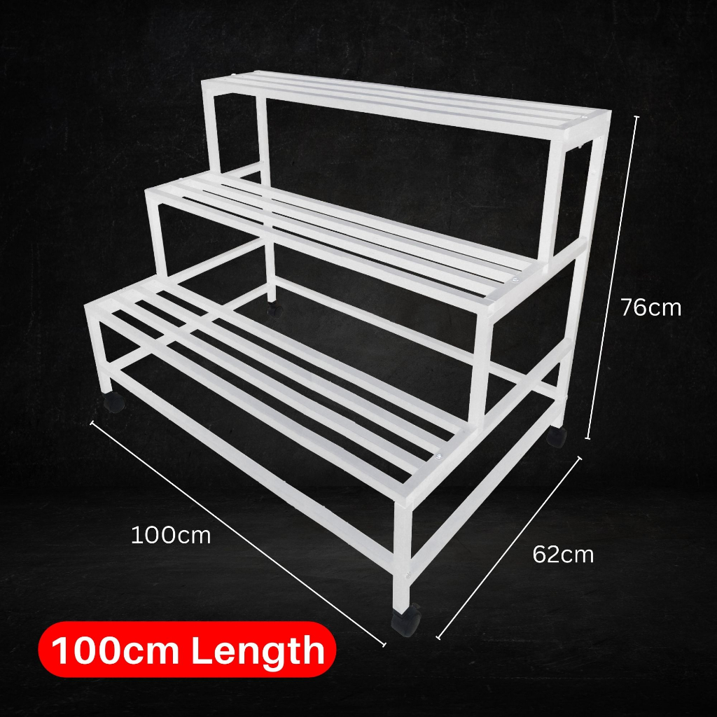 3 Tier Flower Rack Plant Rack Steel Multi Layer Rack Rak Bertingkat Rak ... 3 Tier Flower Rack Plant Rack Steel Multi Layer Rack Rak Bertingkat Rak ...
