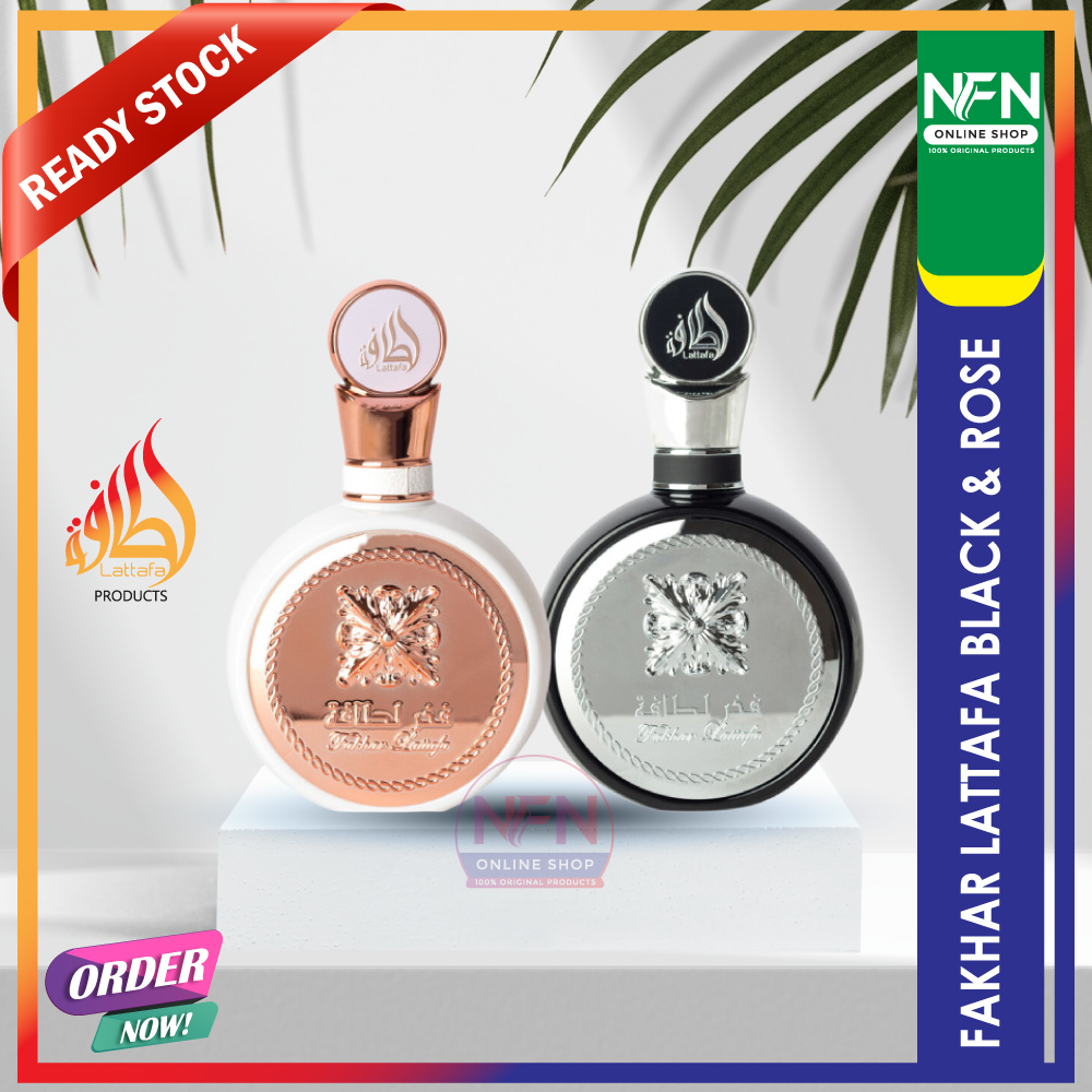 Fakhar Black, Fakhar Rose Perfume EDP by Lattafa Perfumes | Shopee Malaysia