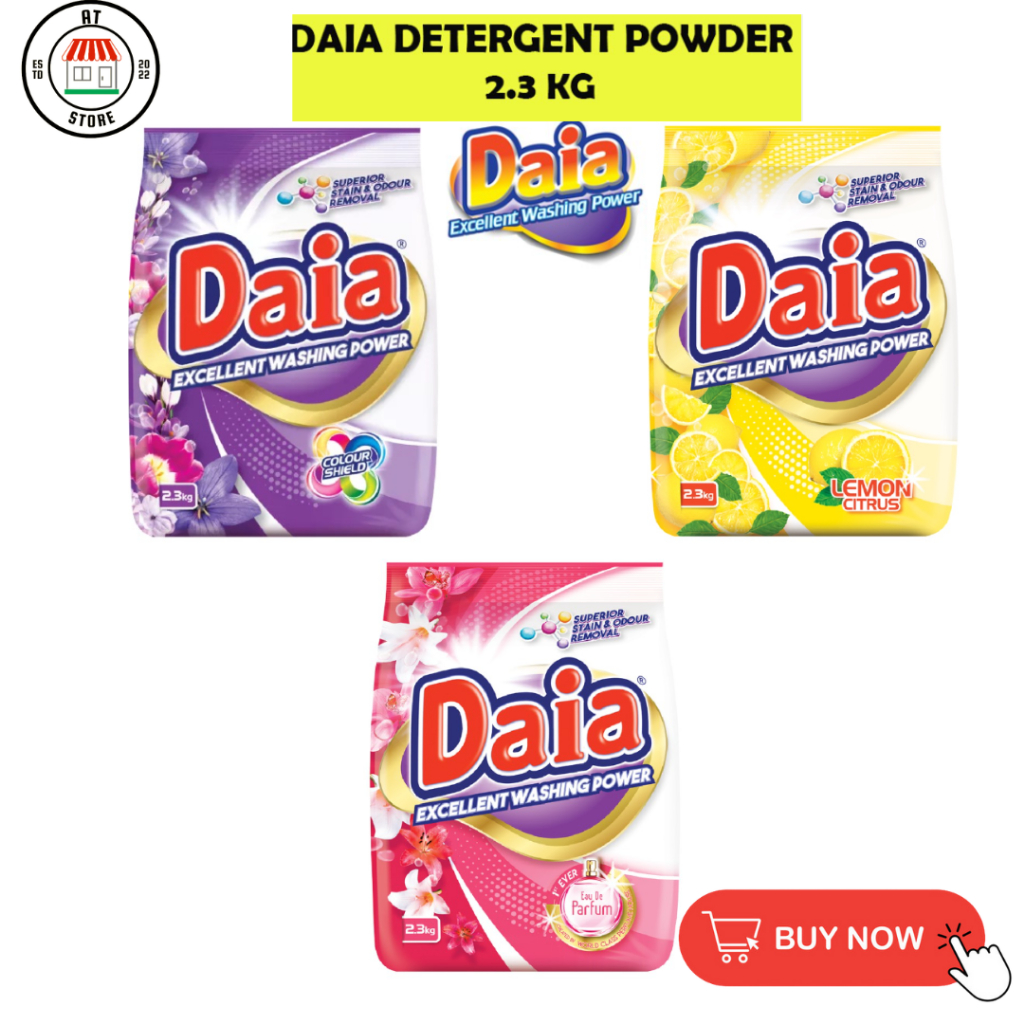 DAIA EXCELLENT WASH POWDER DETERGENT 2.1KG Daia EAU DE PARFUM LEMON ...
