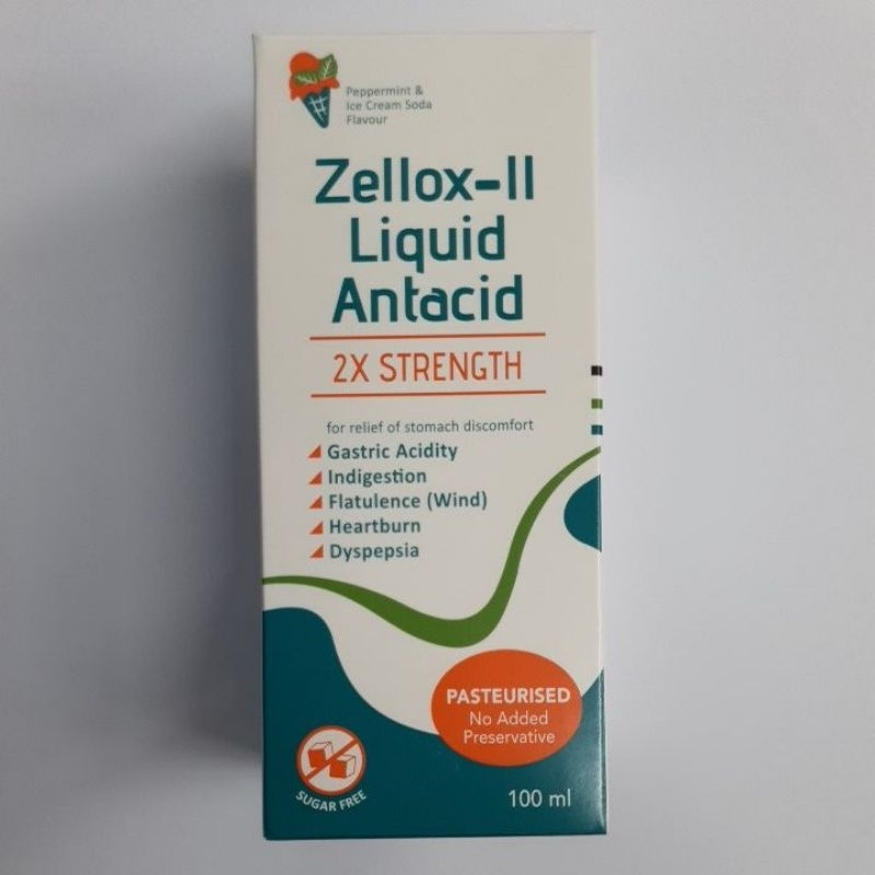 Zellox-II Liquid Antacid 100ml (Expiry Date:01/2026) | Shopee Malaysia