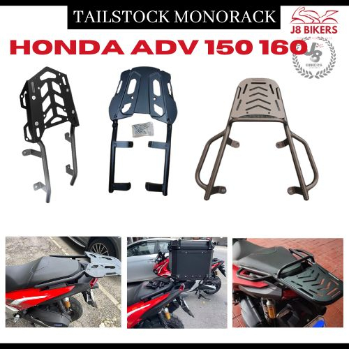 HONDA ADV 150 160 ADV160 tailstock shelf with luggage rack Spoiler BOX ...