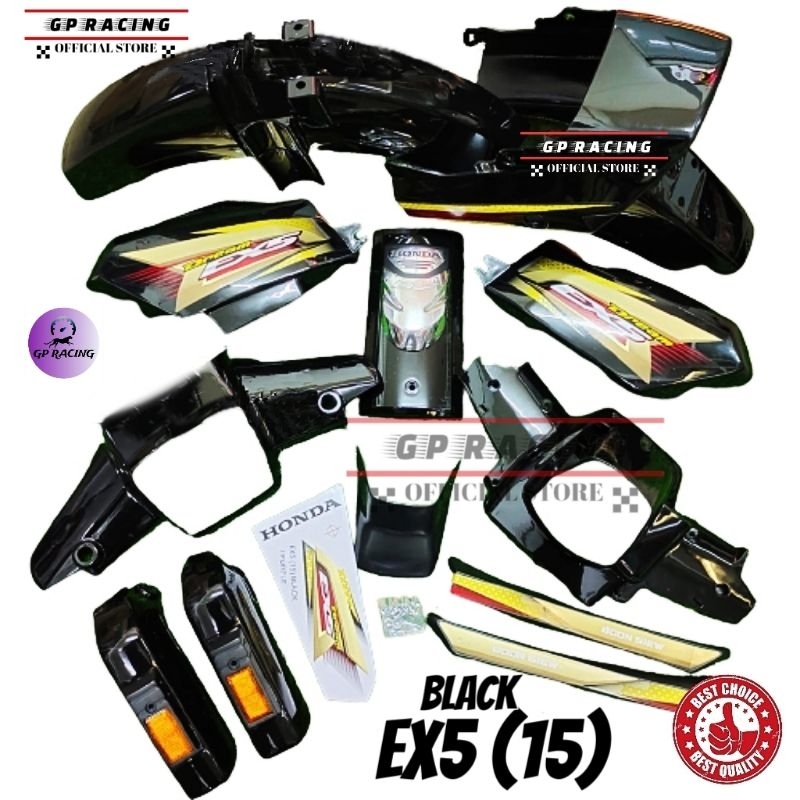 EX5 dream cover set with Sticker, emblem, fork reflector body cover set ...