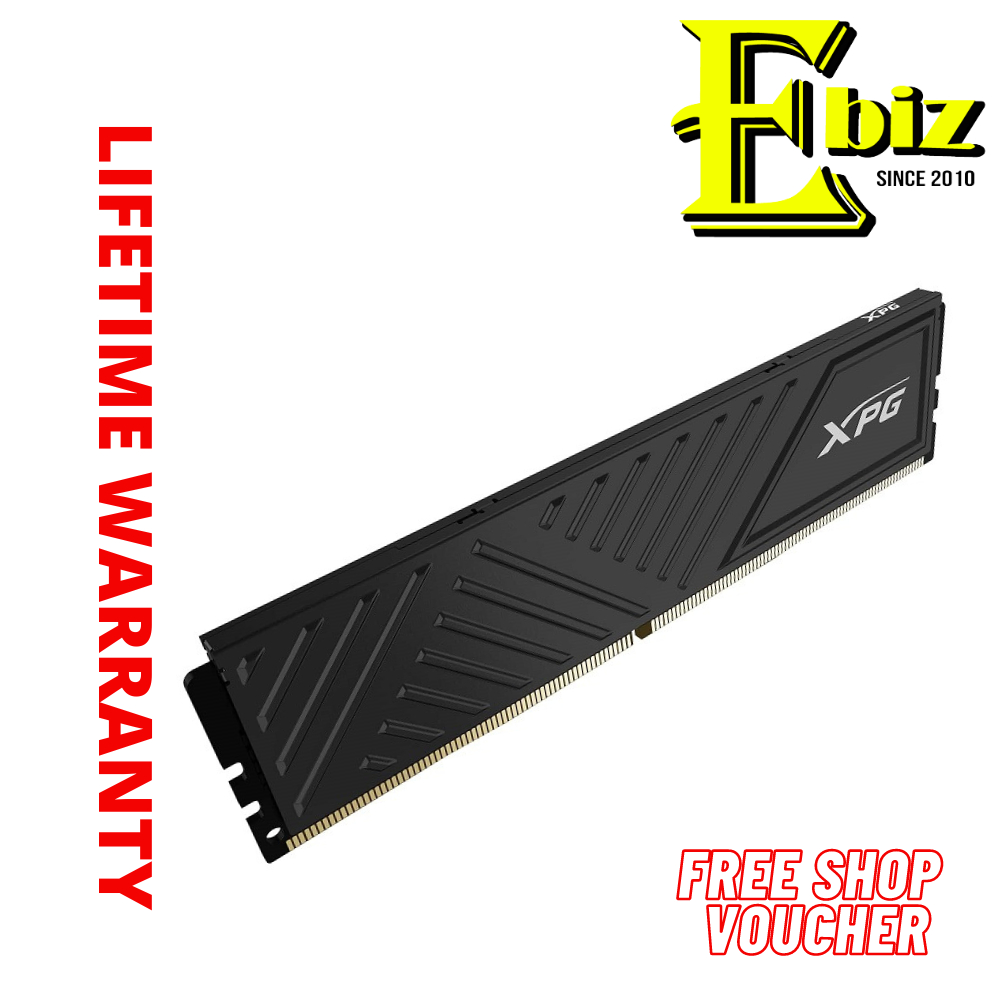 XPG D35 8GB DDR4 3200MHZ Low Profile Heatsink Gaming Desktop Ram ...