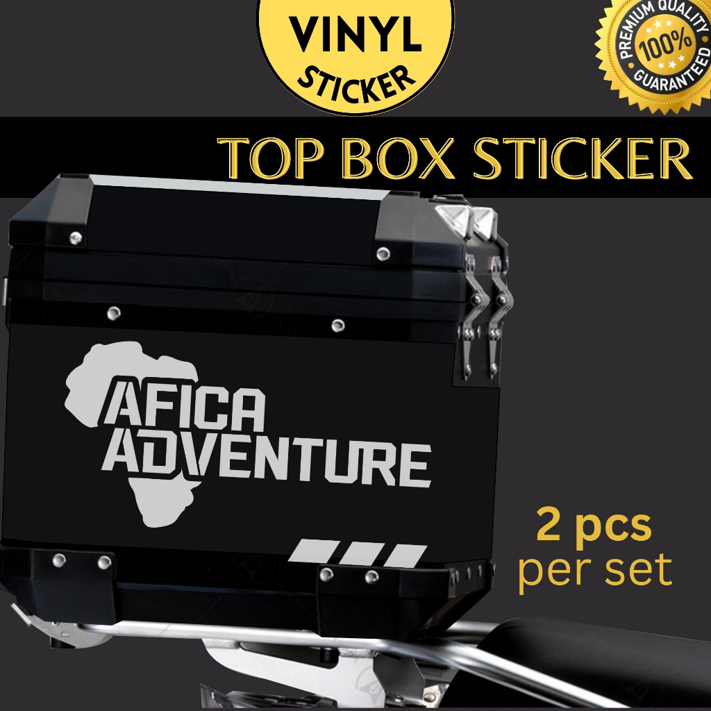 (Ready Stock) Top Box Sticker / Top Case Styling 45L 55L 65L (2 pcs Die ...