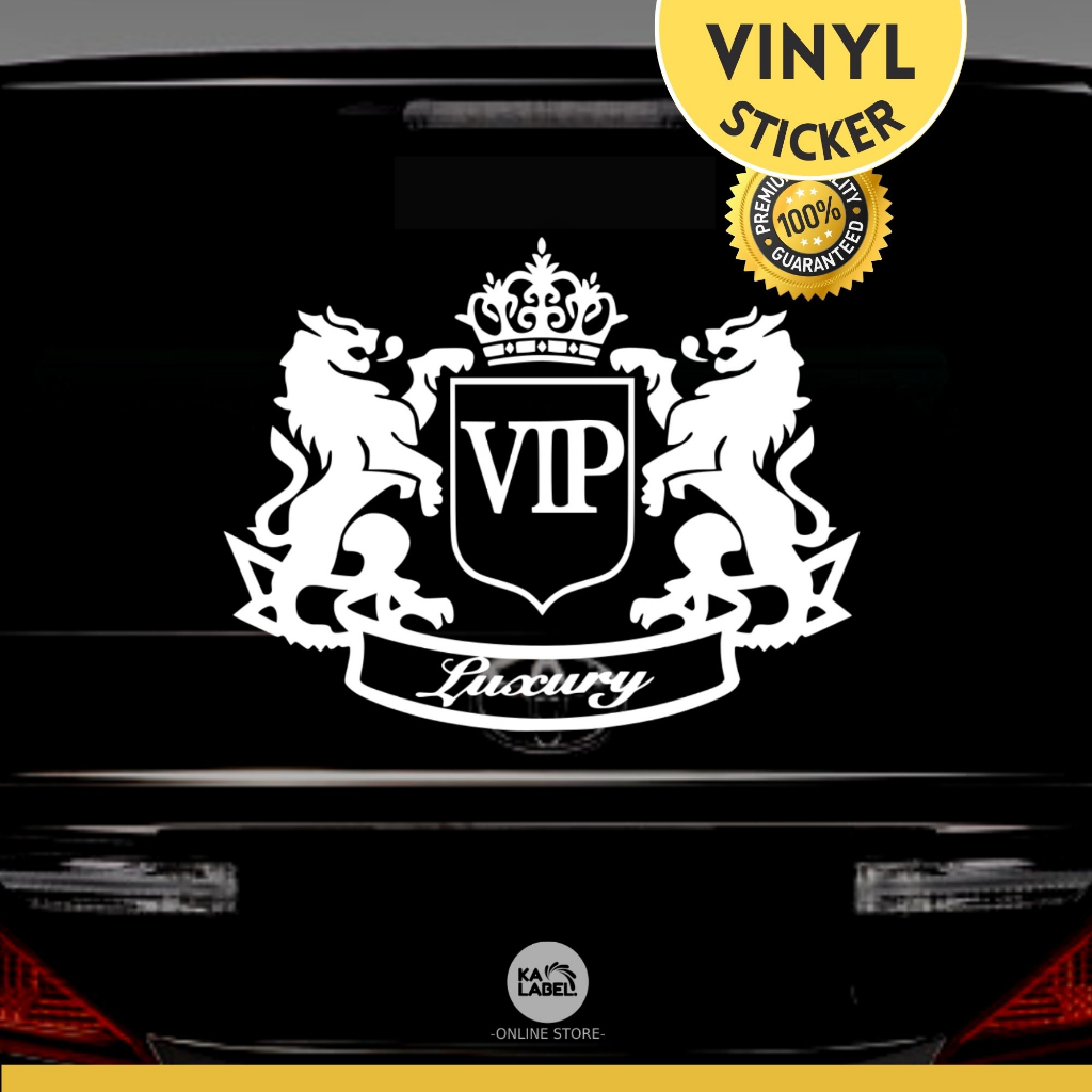 Luxury VIP Sticker - Vinyl Decal Sticker for Car / Bike / Motorcycle ...