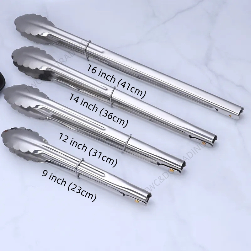Food Tong Stainless Steel Various Sizes & Types | Penyepit Makanan ...