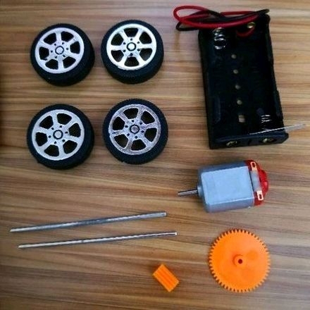 KSSR Project Cars RBT Tahun 5 6 DIY Cars Materials Battery Holder Gear ...