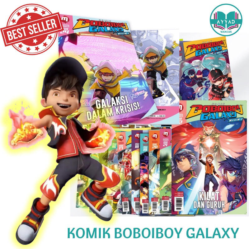 🔥(ISU 1-27) KOMIK BOBOIBOY GALAXY MUSIM 2 (Softcover) | Shopee Malaysia