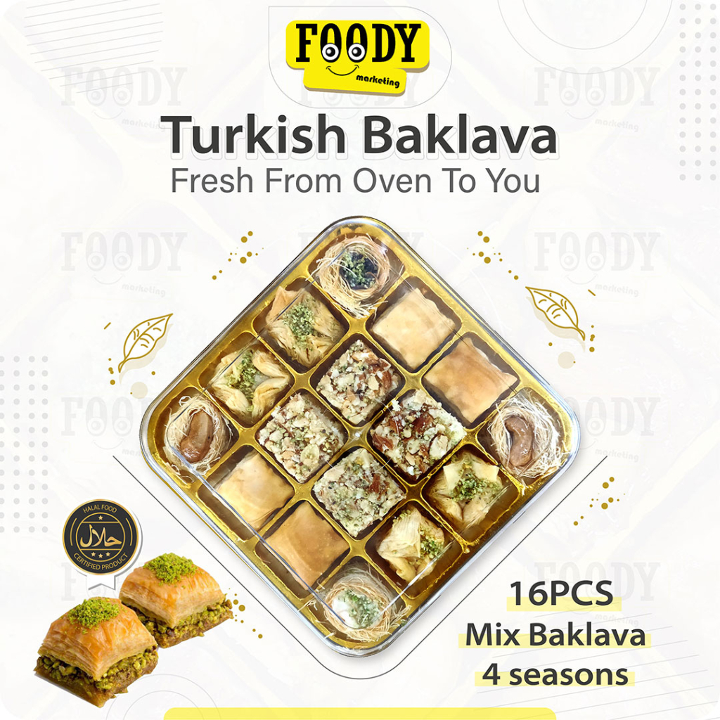 Turkish Baklava Sweet Mix Baklava | Assorted Baklava | Weekly Fresh ...
