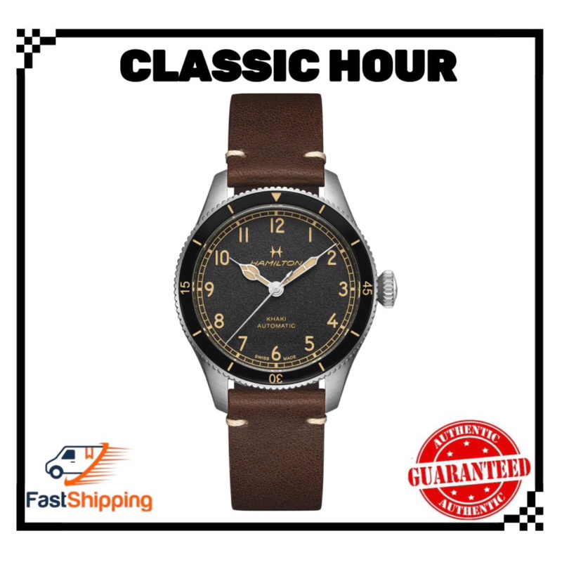 HAMILTON KHAKI AVIATION PILOT PIONEER Automatic 38mm H76205530 | Shopee ...