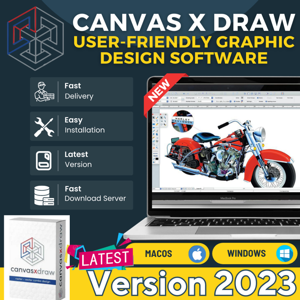 Canvas X Draw - A user-friendly graphic design software | macOS ...