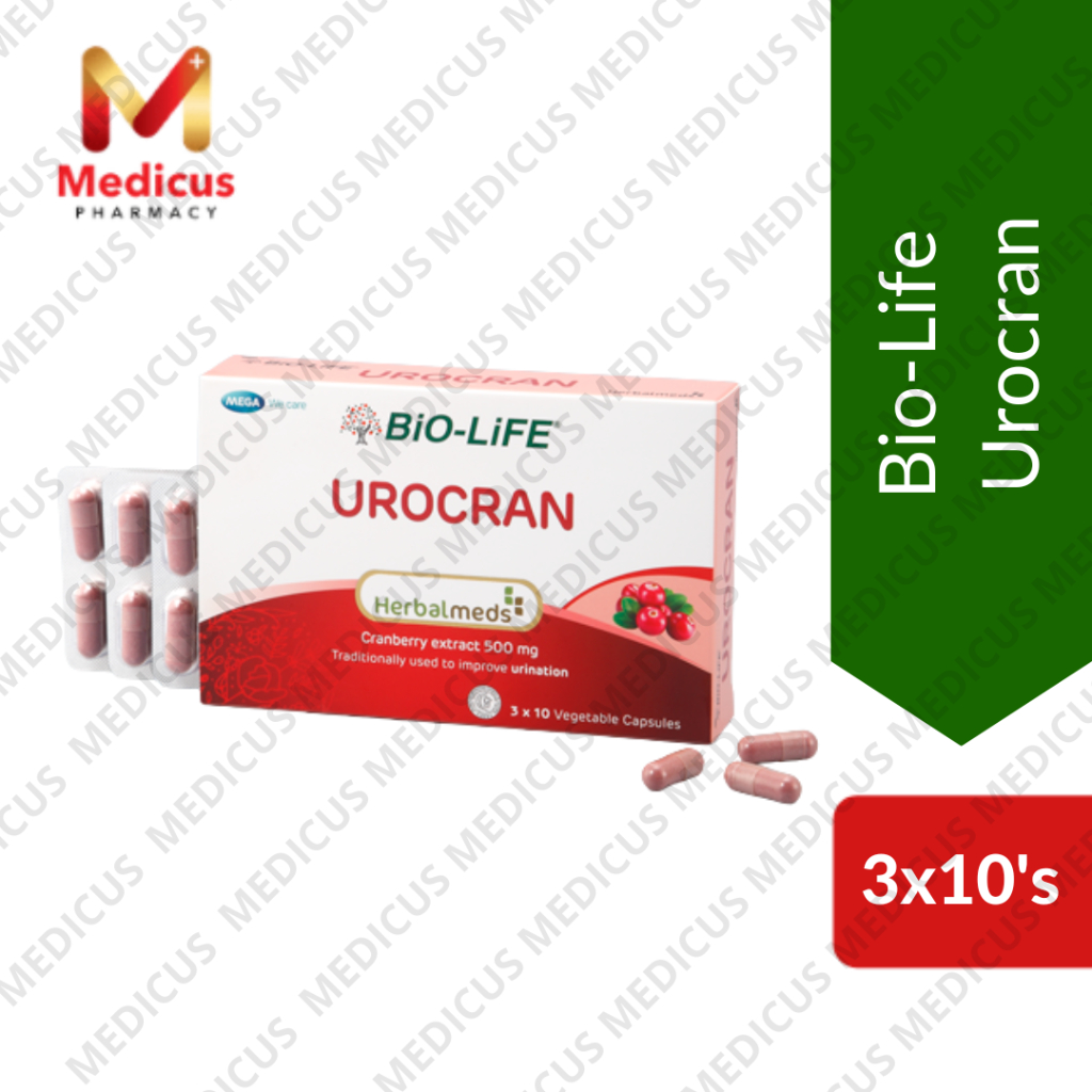 Bio-Life Urocran 500mg 3x10's (Exp: 10/2024) | Shopee Malaysia