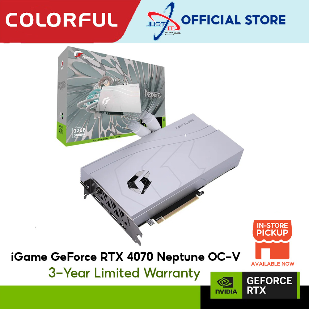 COLORFUL iGame GeForce RTX4070 Neptune OC-V 12GB GDDR6X 192BIT GRAPHIC ...