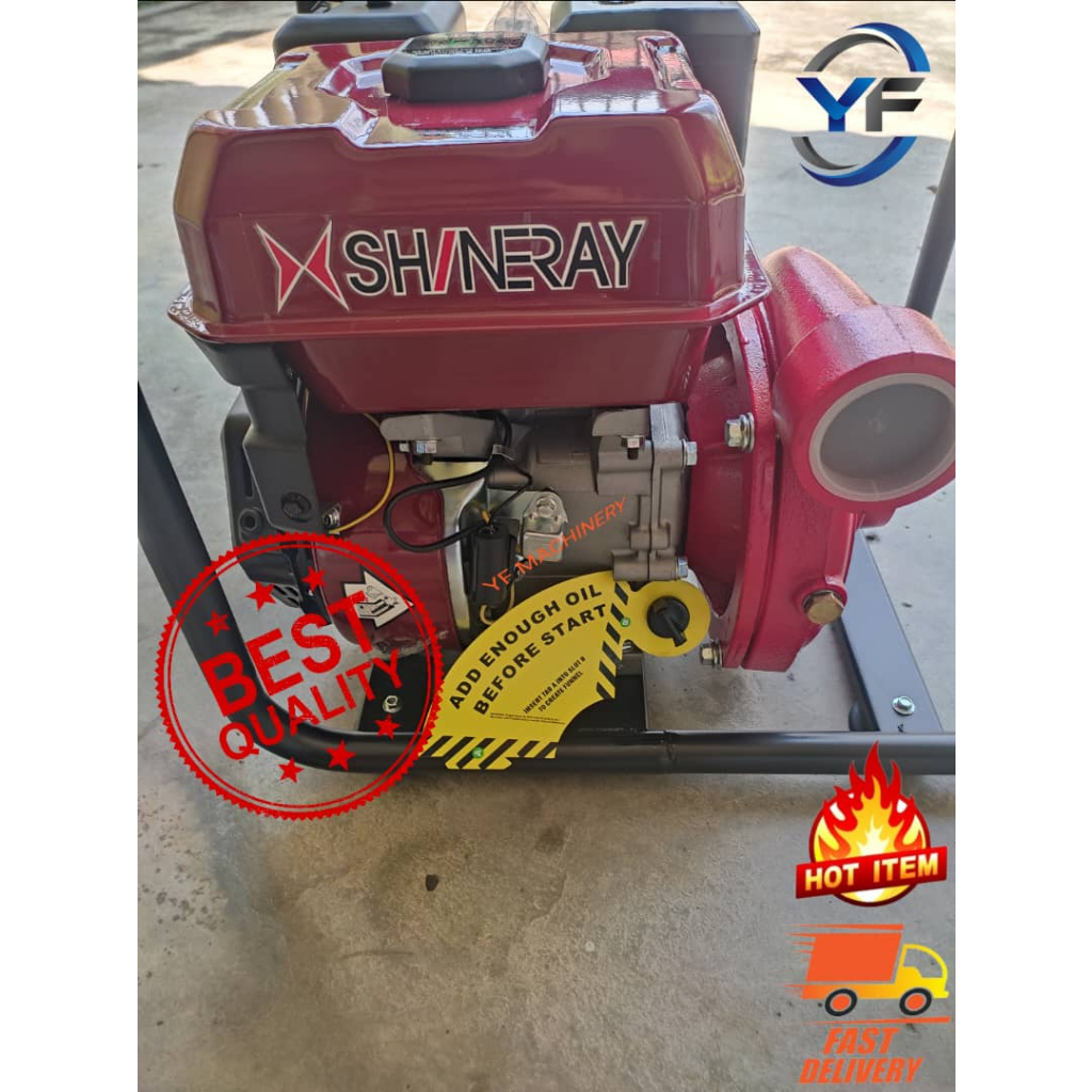 2” SRCP20 SHINERAY 8.0HP PROFESSIONAL GASOLINE HIGH LIFT + FLOW WATER ...