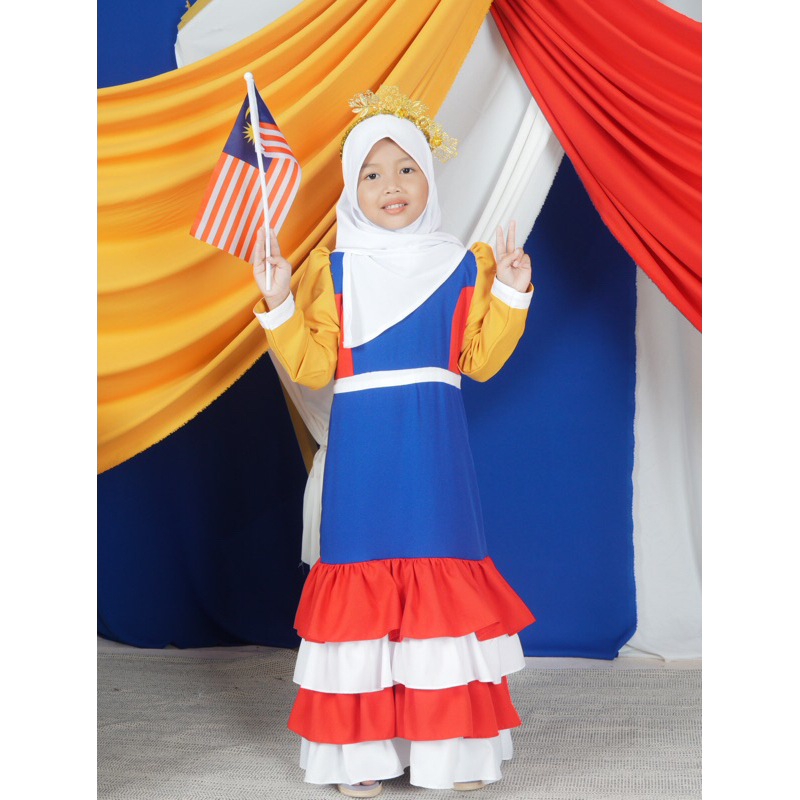 DRESS KANAK-KANAK MERDEKA 2024 | Shopee Malaysia