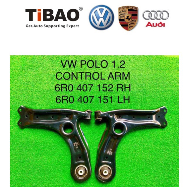 (TiBAO)VOLKSWAGEN POLO H/BACK TSI 1.2L (6R0)LOWER ARM FRONT PRICE FOR 1 ...