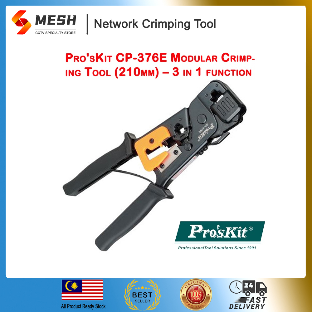 Pro'sKit CP-376E Modular Crimping Tool (210mm) – 3 in 1 function | Shopee Malaysia