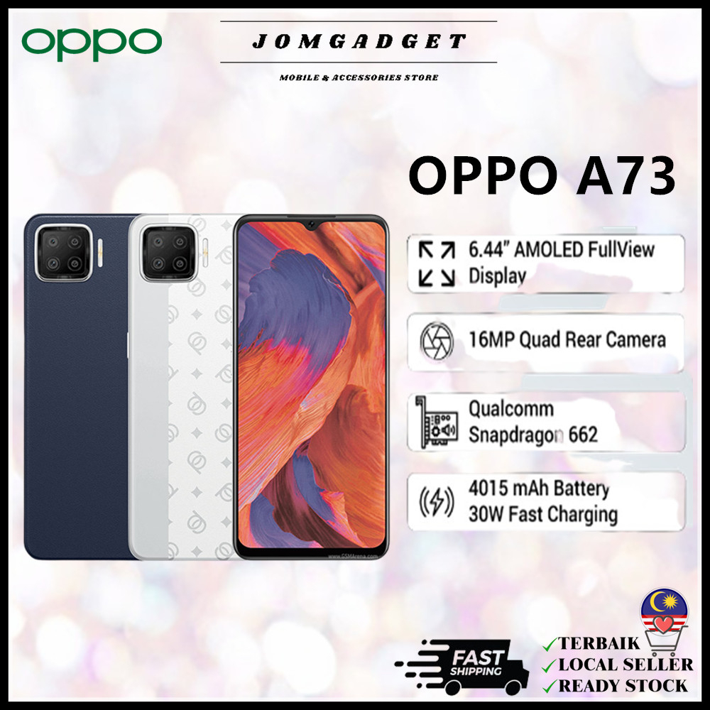 OPPO A73 ( 8GB RAM + 256GB ROM 6.5" 16MP 4040mAh ) - ( FREE FULLSET 1 ...