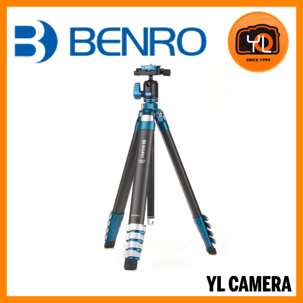 Benro CyanBird Carbon/Aluminum 5 Section Tripod w/N00P (TCBH15N00P) | Shopee Malaysia