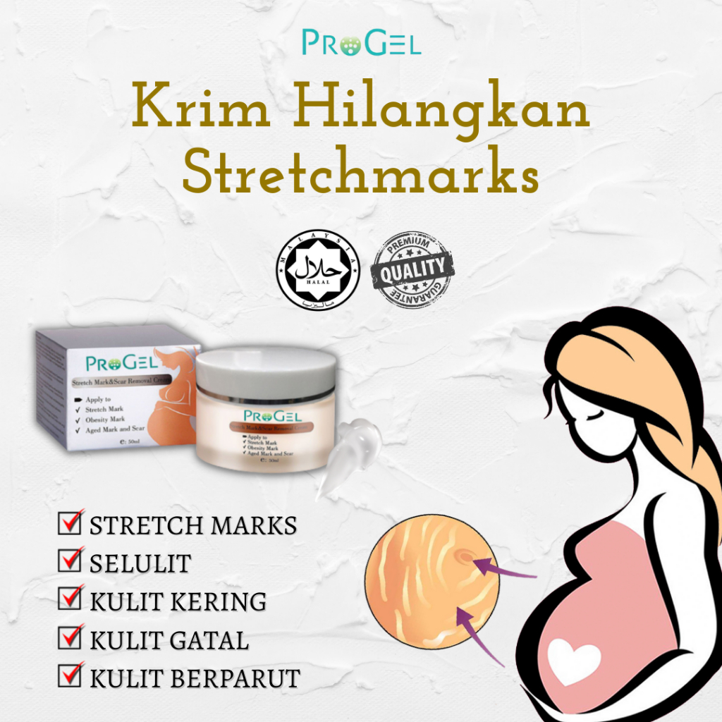 PROGEL STRETCH MARKS CREAM 100% ORIGINAL HQ | Shopee Malaysia