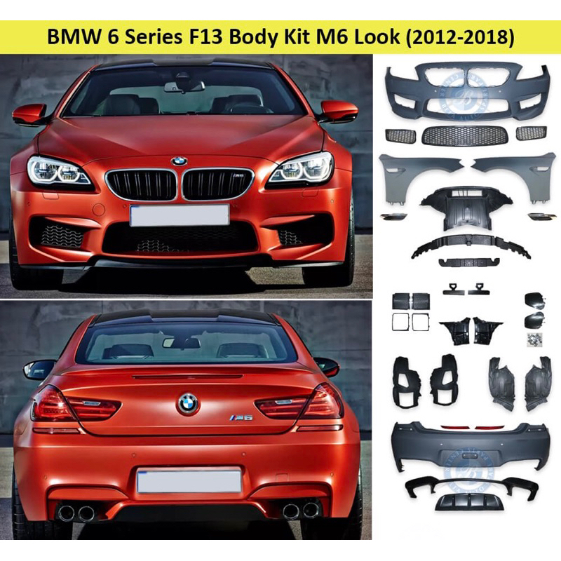 BMW F06 F12 F13 M6 6 series bodykit body kit front side rear bumper ...