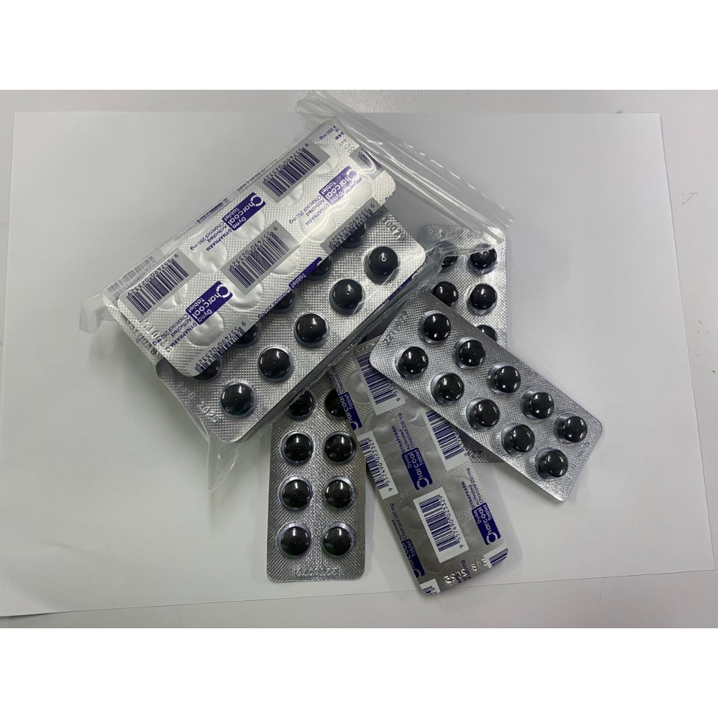 Dyna Charcoal Tablet Activated Charcoal 250mg 10s [10 STRIPS] (EXP:4/ ...