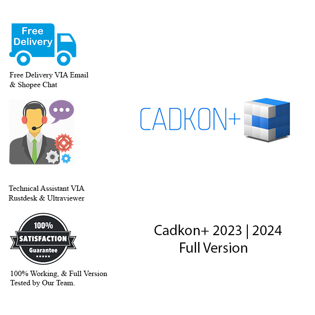 Cadkon+ 2023 | 2024 Full Version | Shopee Malaysia