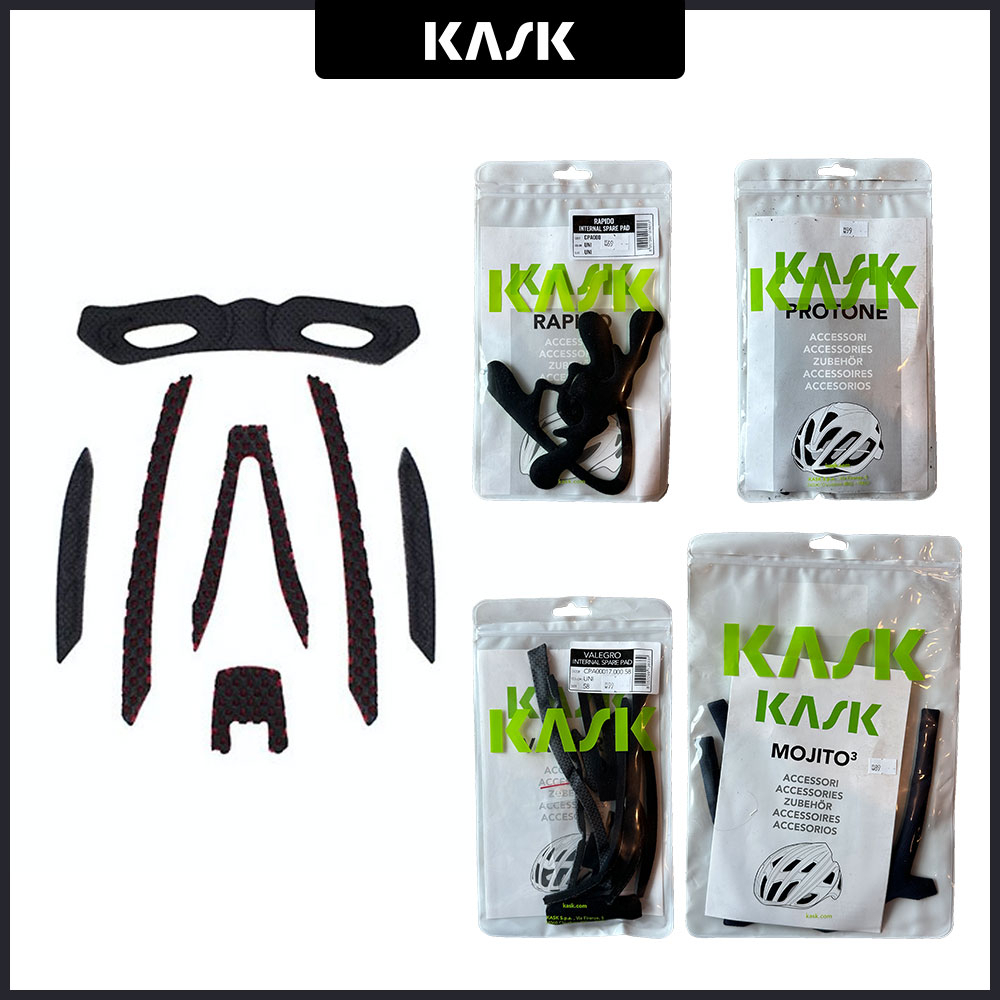 KASK Helment internal spare pad (PROTONE,VALEGRO,RAPIDO,MOJITO 3) Genuine Part. | Shopee Malaysia