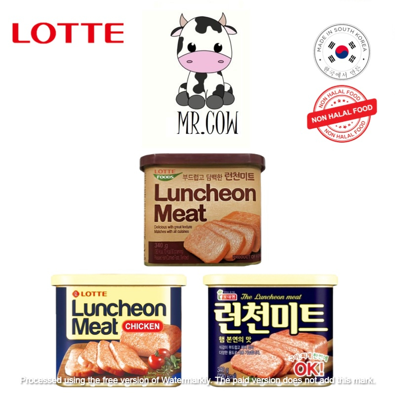 Lotte Luncheon Meat 韩国午餐肉 340g | Shopee Malaysia