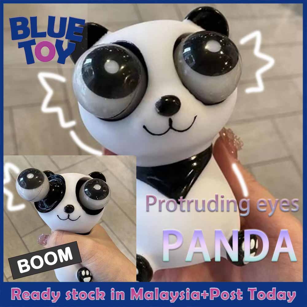 Protruding eyes panda Surprise squishy toy Cute for kid Practical alat ...