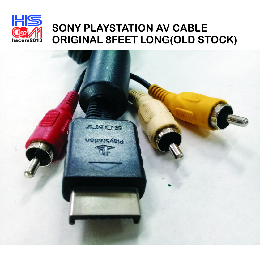 20230608-326b SONY PLAYSTATION ORIGINAL AV CABLE (OLD STOCK) | Shopee ...